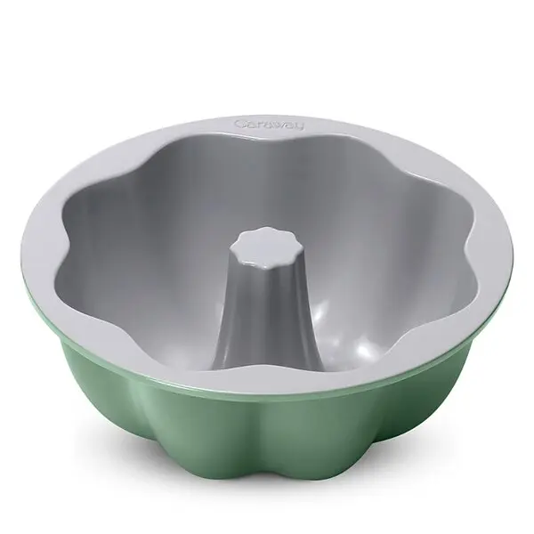 CARAWAY Ceramic Nonstick Fluted Cake Pan - Sage