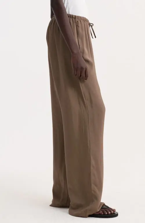 RÓHE Mini Check Relaxed Drawstring Pants