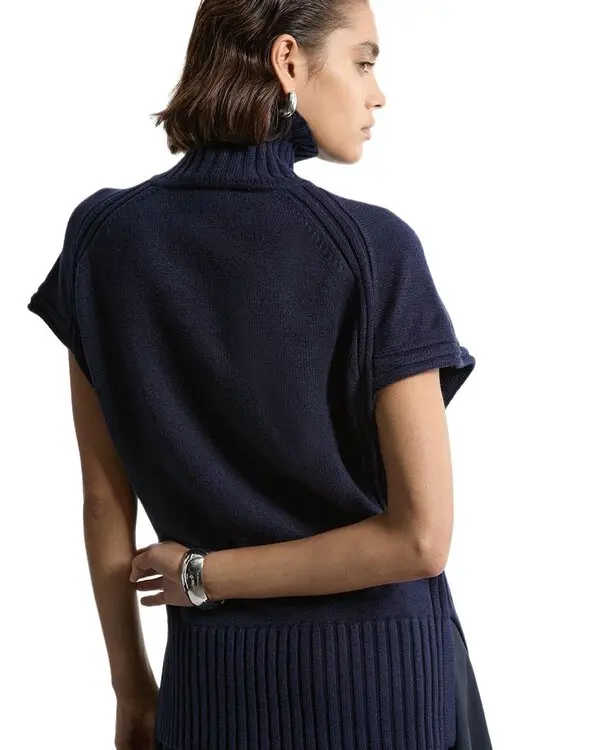 Karen Millen High Neck Knitted Tunic Top