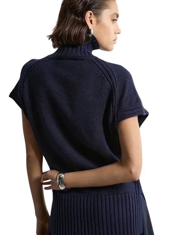 Karen Millen High Neck Knitted Tunic Top