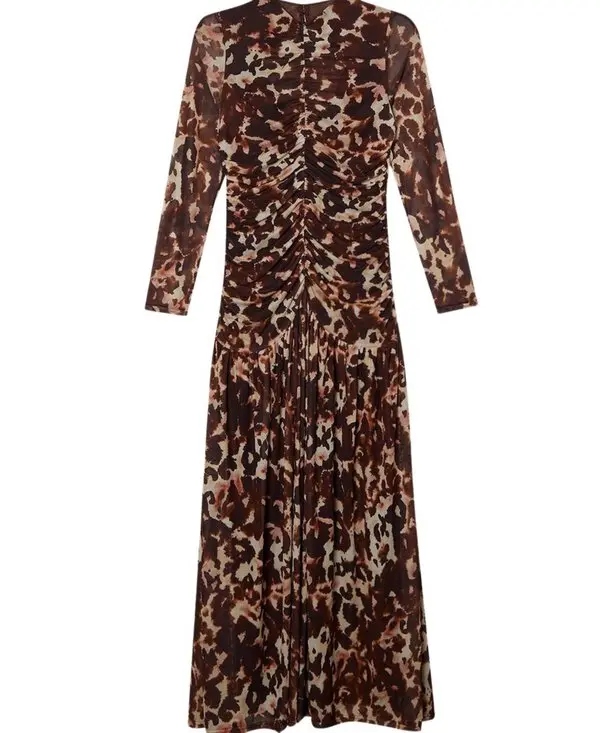 Karen Millen Sculpted Ruched Maxi Dress