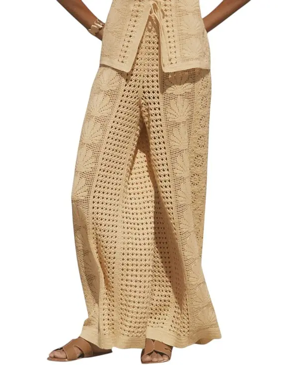 Mint Velvet Crochet Knit Trousers