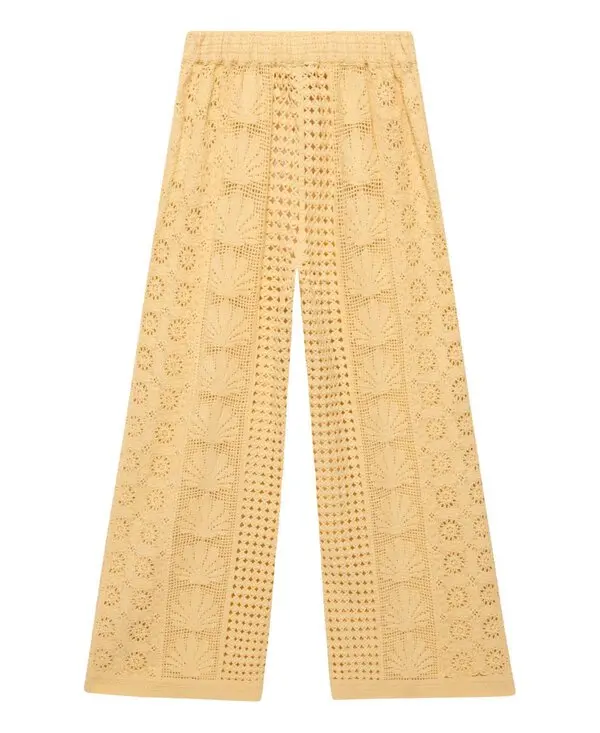 Mint Velvet Crochet Knit Trousers