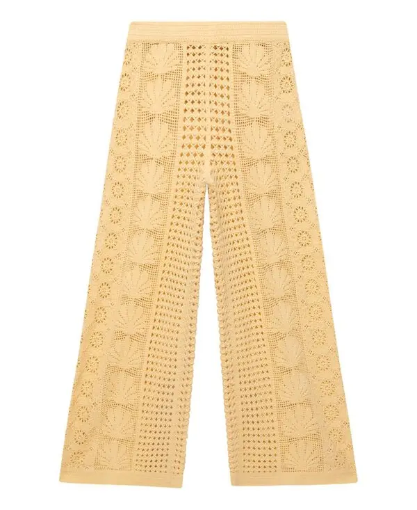 Mint Velvet Crochet Knit Trousers