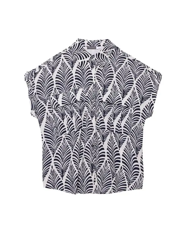 Mint Velvet Leaf Print Resort Shirt