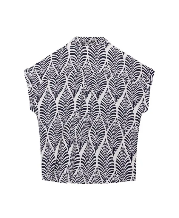 Mint Velvet Leaf Print Resort Shirt