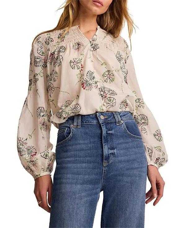 Mint Velvet Floral Smocked Blouse