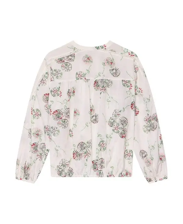 Mint Velvet Floral Smocked Blouse