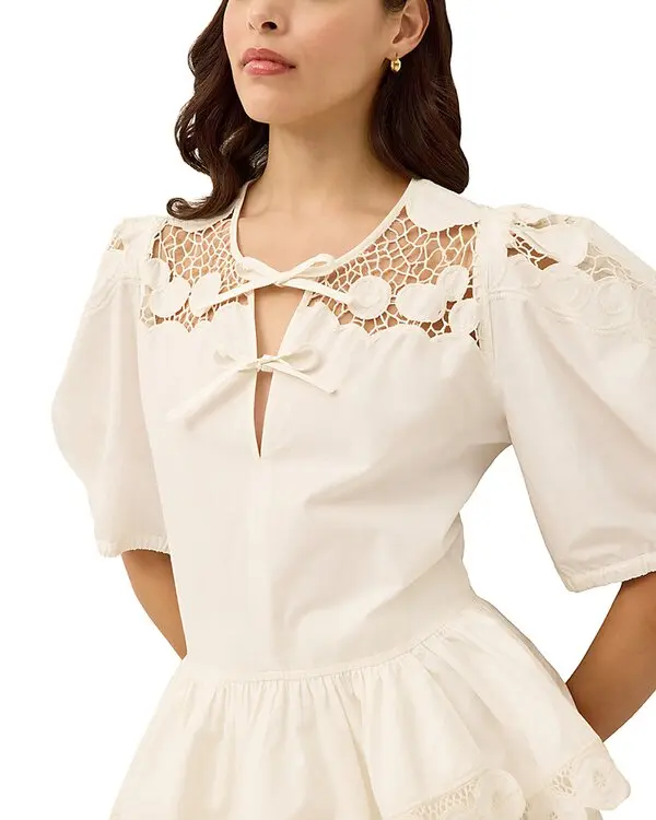 MARIE OLIVER Lucile Top - Ivory