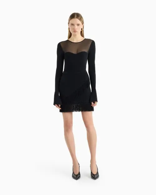 DODIEE Amelia Sheer-top Bodysuit