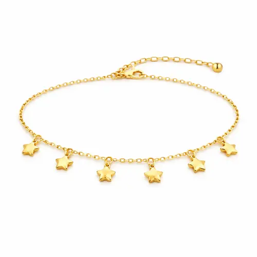 DONATELLO GIAN Flashed Star Choker Necklace - Gold