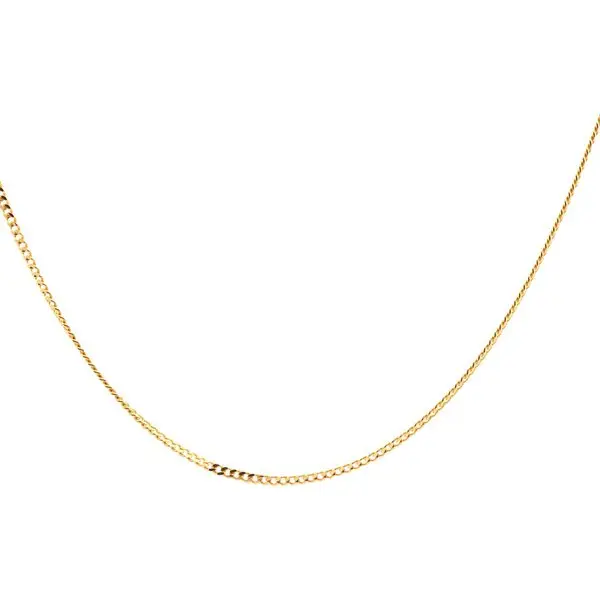 ANCONA JEWELRY 14k Diamond Cut Miami Cuban Link Chain Necklace - Yellow Gold