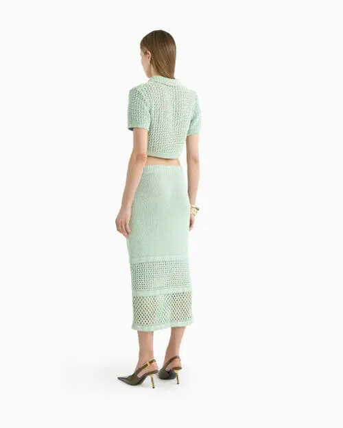 DODIEE Adalyn Crochet Polo