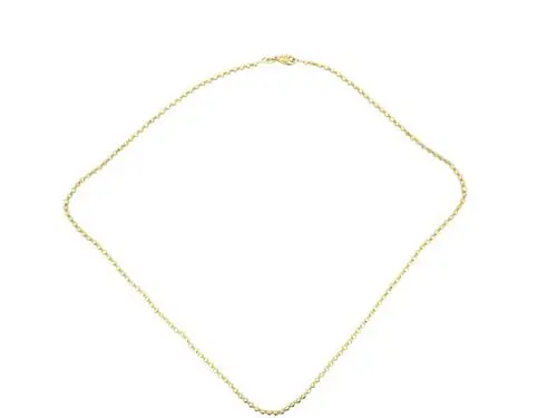ANCONA JEWELRY 14k Diamond-cut Moon Chain Necklace
