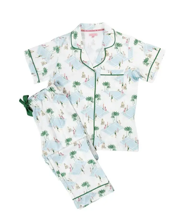 KATIE KIME Palm Courts Pajama Pants Set