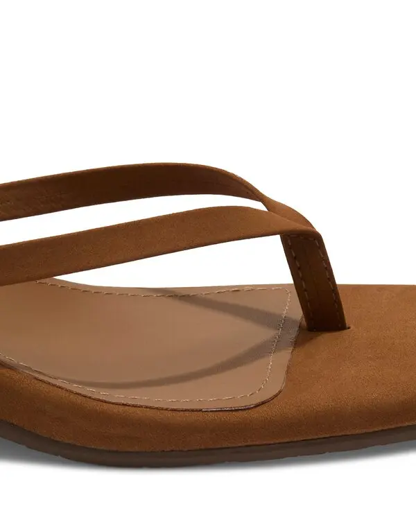 Tkees Julia Thong Sandals - Camel Suede