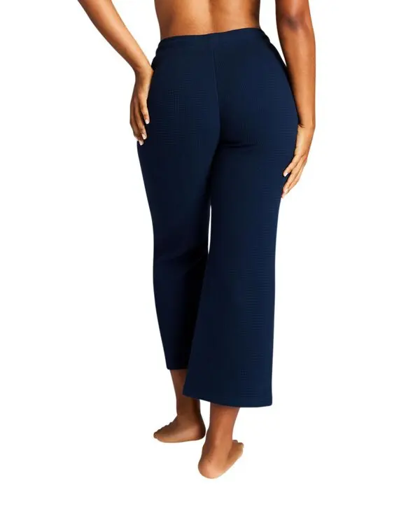 NEGATIVE Waffle Knit Cropped Track Pant
