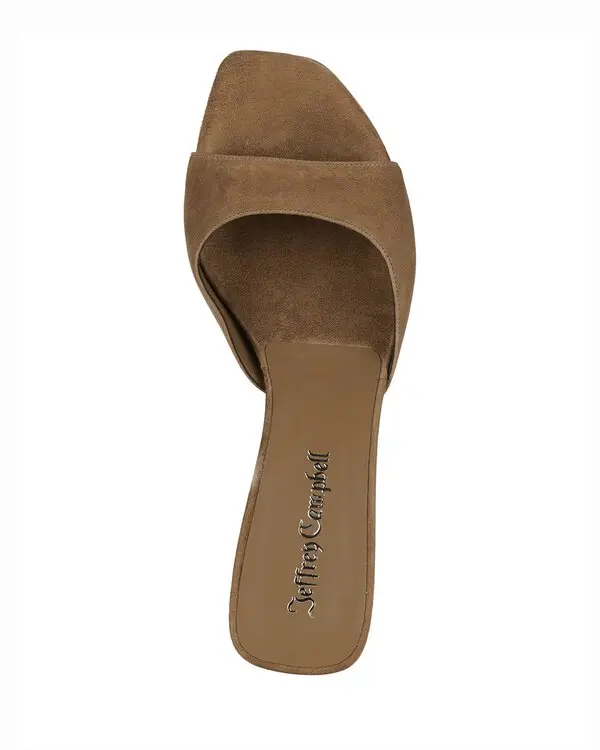 Jeffrey Campbell Cocoa Mules - Beige Suede