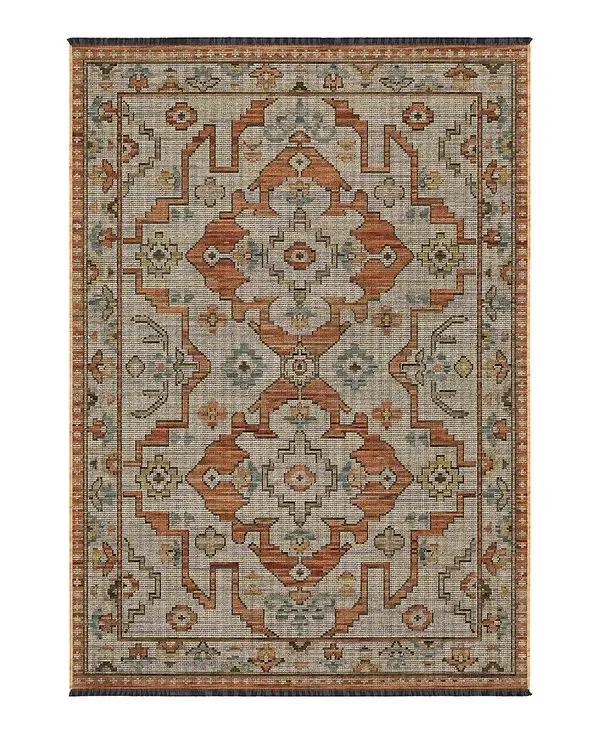 ORIENTAL WEAVERS Legacy Lgy07 3' 3 X 5'0 Area Rug - Rust