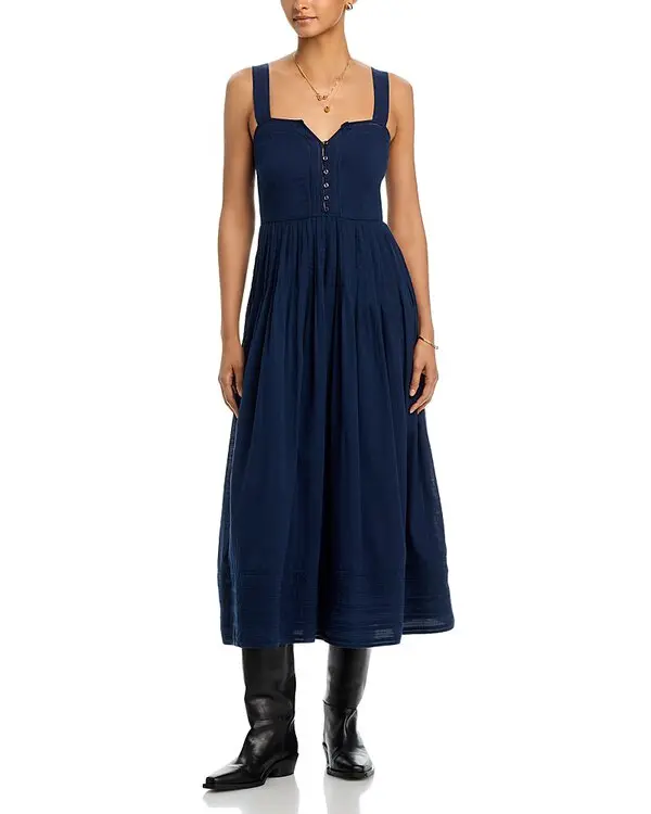 The Great. The Day Break Dress - Navy