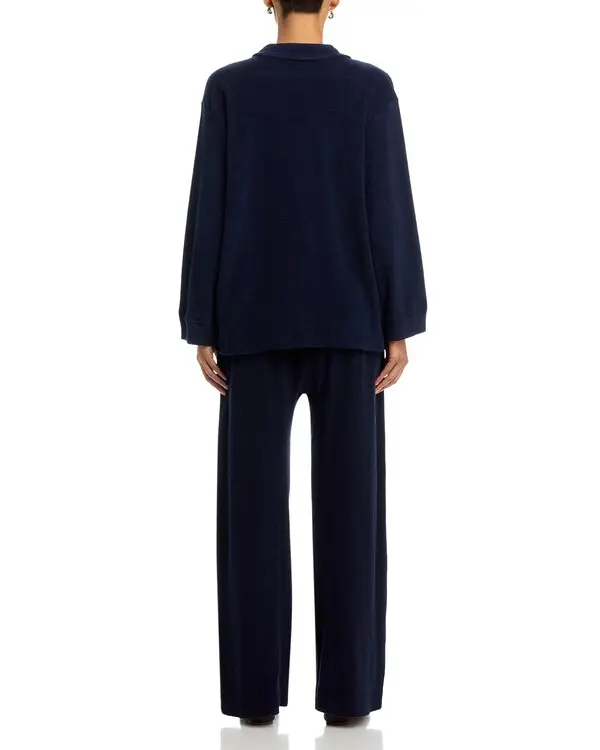 The Great. The Micro Terry Lace Up Tunic