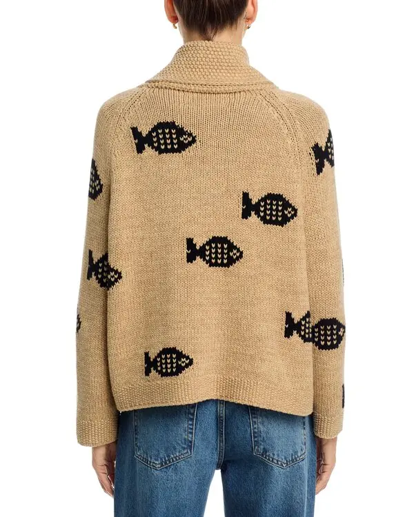 The Great. The Swimming Fish Lodge Cardigan