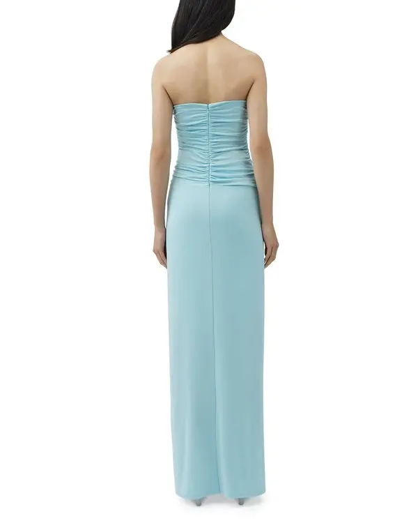 Simkhai Emma Sleeveless Bustier Gown - Pool