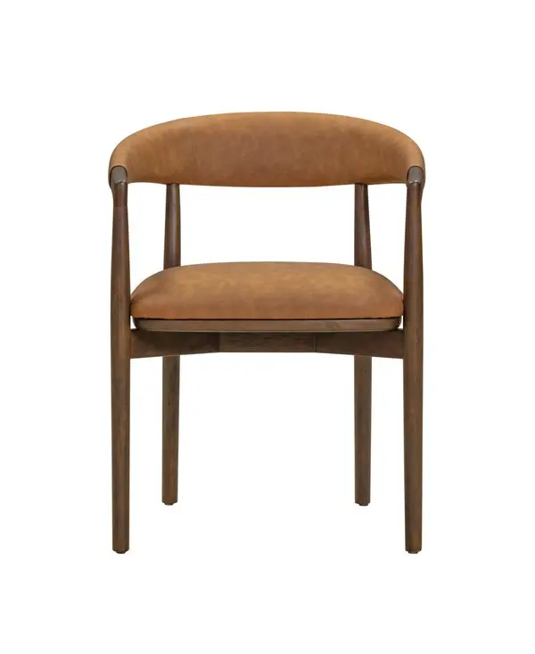 TOV FURNITURE Vina Performance Leather Dining Chair