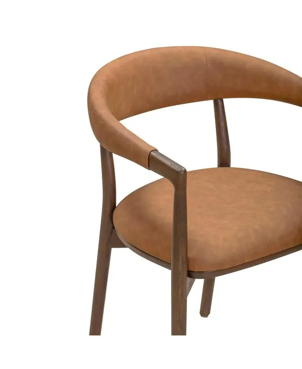TOV FURNITURE Vina Performance Leather Dining Chair