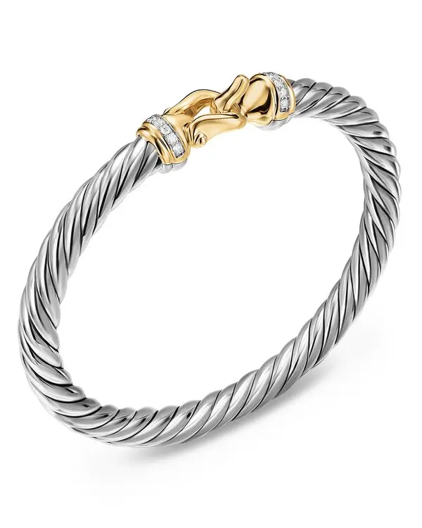 David Yurman Cable Flex Buckle Bracelet - Gold/silver