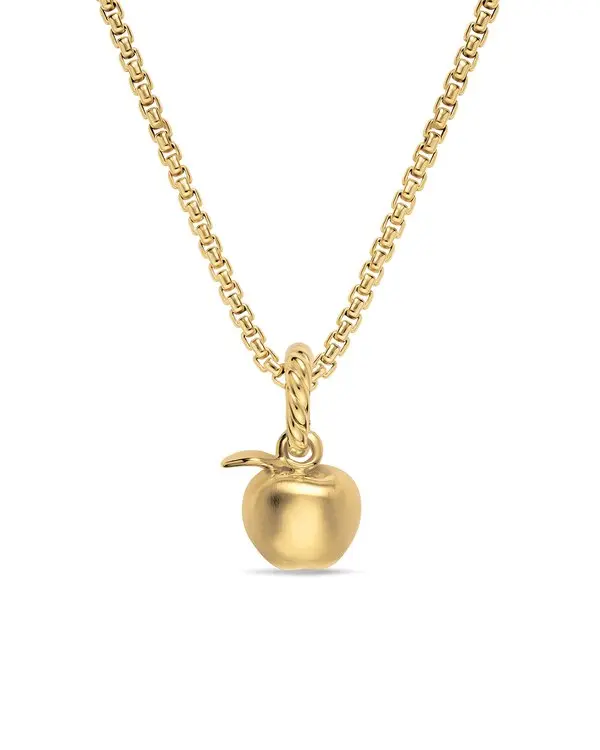 David Yurman Petite Apple Amulet - Gold