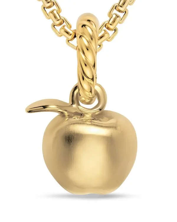 David Yurman Petite Apple Amulet - Gold