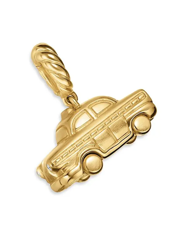 David Yurman Petite Taxi Amulet - Gold