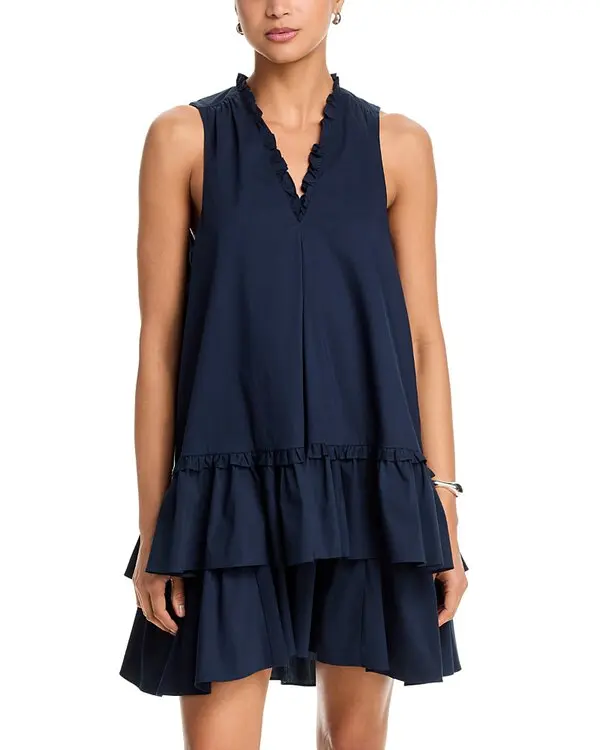 Cinq À Sept Mae Poplin Mini Dress