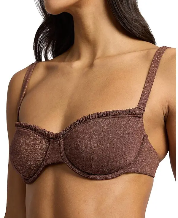 Onia Marilyn Bikini Top - Hickory