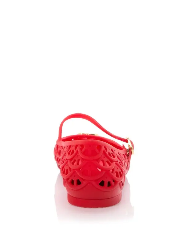 Valentino Garavani Embellished Ballet Flats - Red