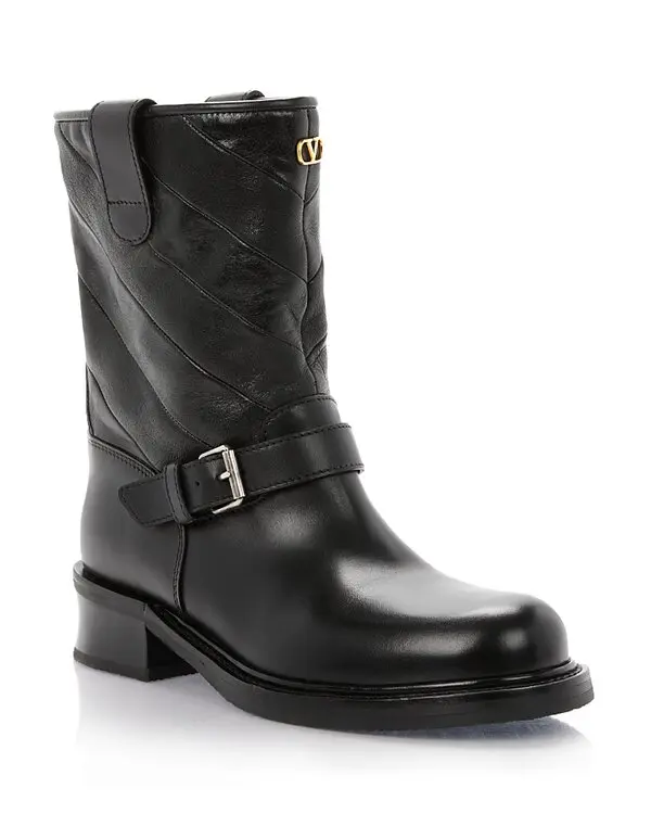 Valentino Garavani Buckle Booties