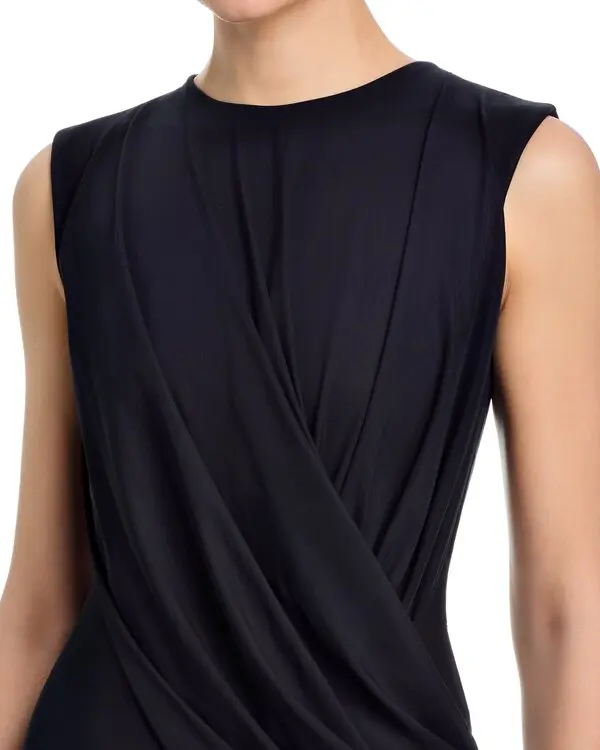 Chiara Boni La Petite Robe Frozy Sleeveless Draped Gown