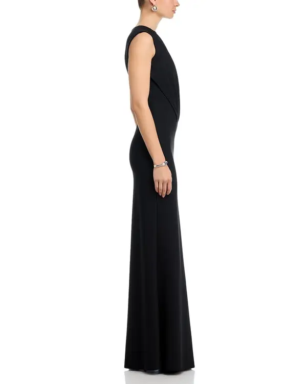 Chiara Boni La Petite Robe Frozy Sleeveless Draped Gown