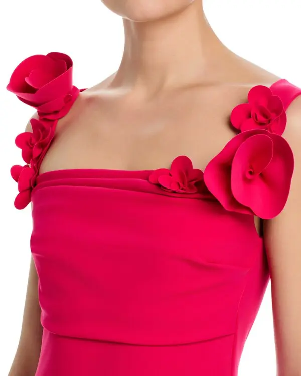 Chiara Boni La Petite Robe Dunca Floral Strap Midi Dress
