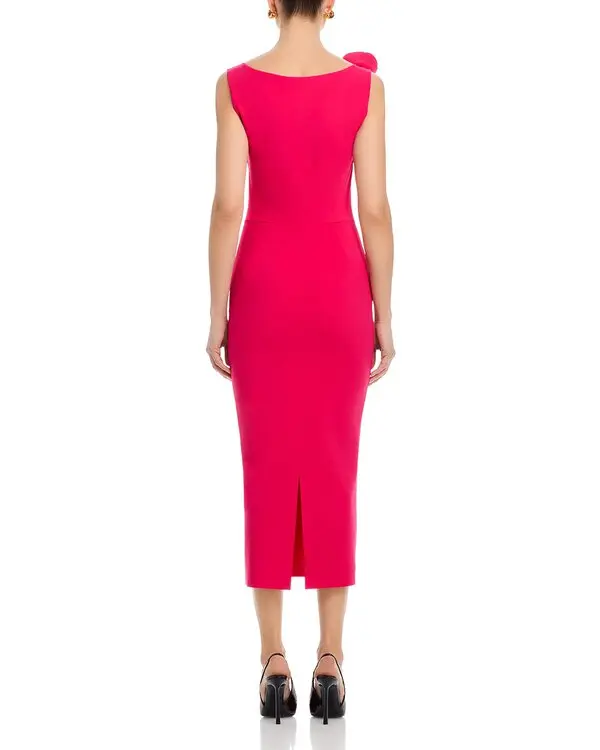Chiara Boni La Petite Robe Dunca Floral Strap Midi Dress