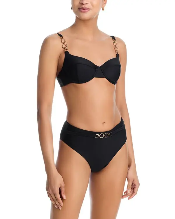 Ramy Brook Bethany Bikini Bottom - Black