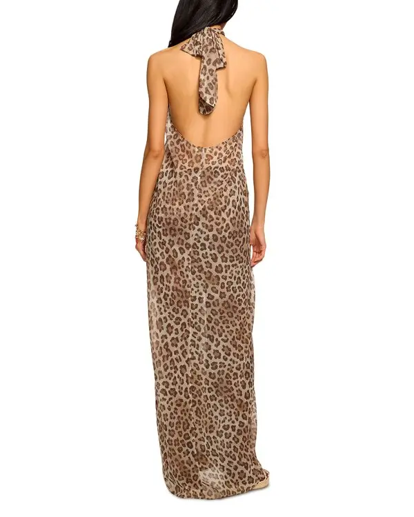 Ramy Brook Leopard Convertible Dress Cover Up
