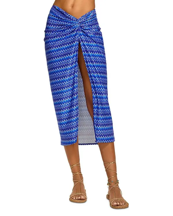 Ramy Brook Swim Cover-up Skirt - Ocean Wave
