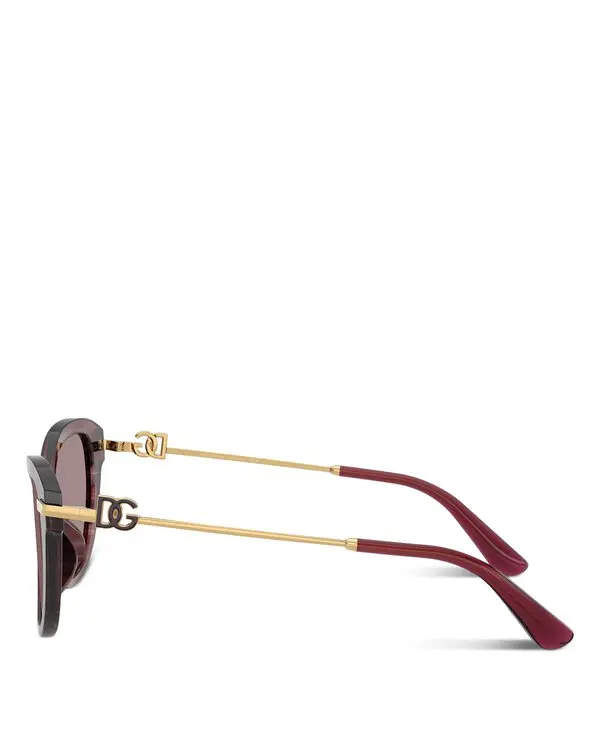 Dolce & Gabbana Butterfly Sunglasses, 53mm - Violet