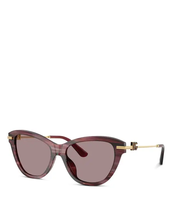 Dolce & Gabbana Butterfly Sunglasses, 53mm - Violet
