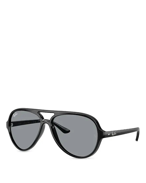 Ray-ban Cats 5000 59mm Aviator Sunglasses - Black/grey