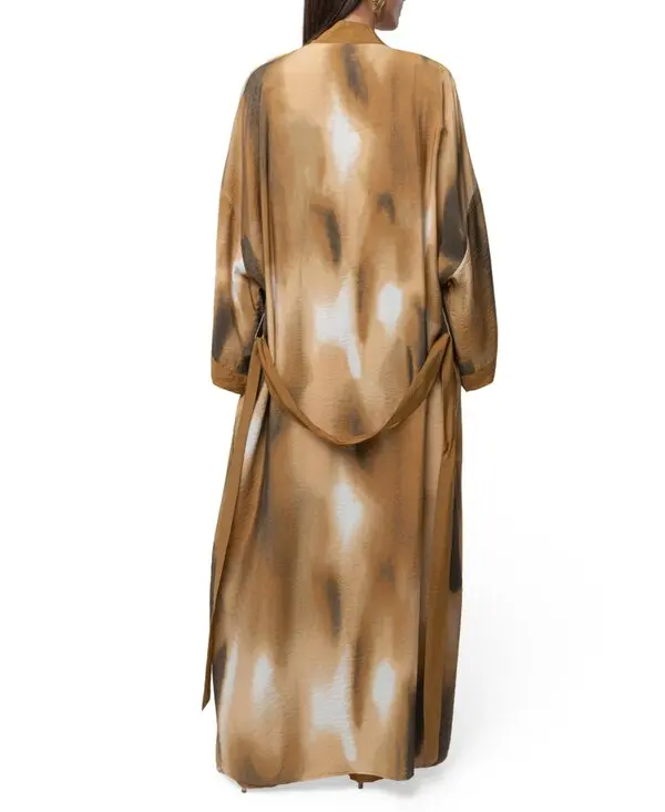 JLUXLABEL Desert Oasis Duster - Brown