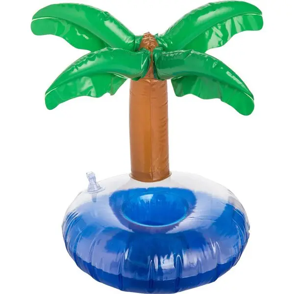 BEACHCOMBERS 8.5" Inflatable Palm Tree Drink Holder