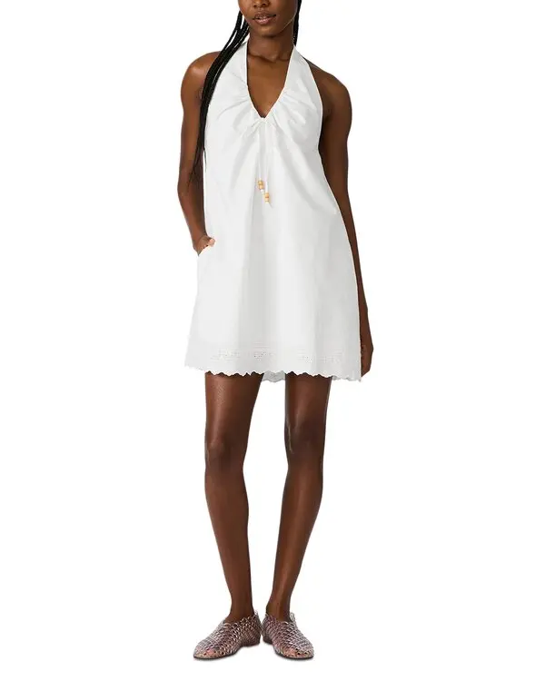 Steve Madden Adana Halter Eyelet Dress